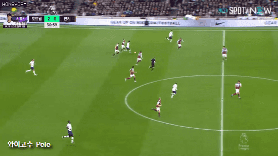 [EPL 16R] 토트넘 3 VS 0 번리 손흥민 원더골.gif