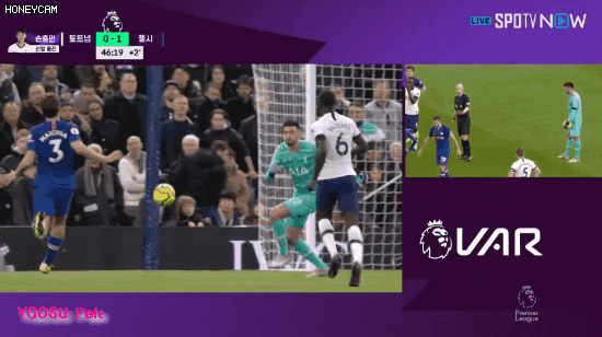 [EPL 18R] 토트넘 0 VS 2 첼시 윌리안 멀티골.gif (PK)