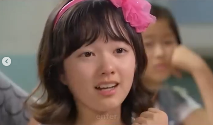 어린 문동은의 어린 시절