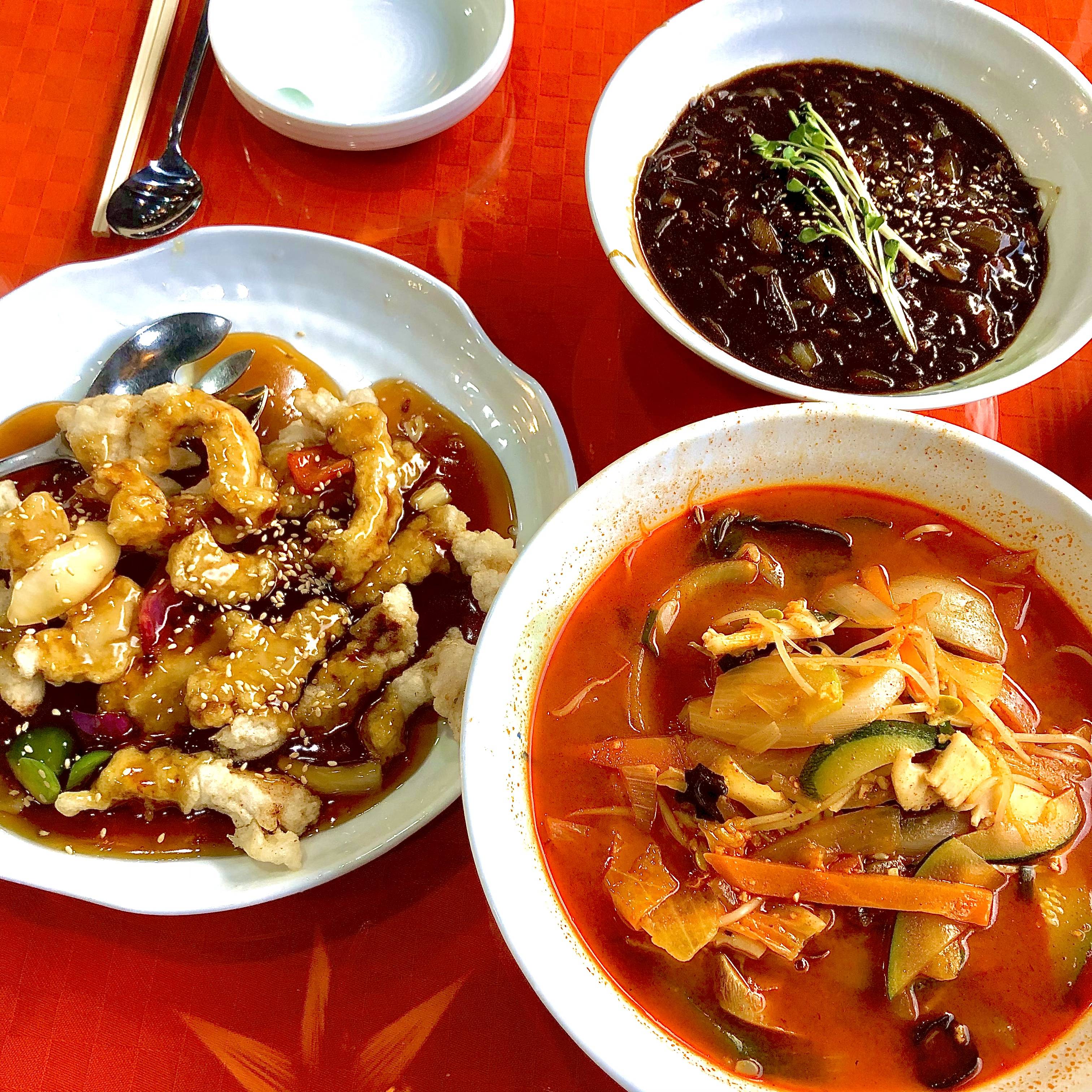 짜장면 짬뽕 탕수육