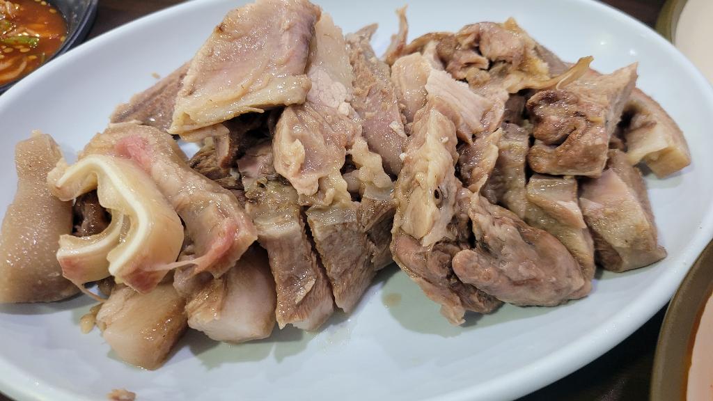 병점 부산식당 순대국 머릿고기
