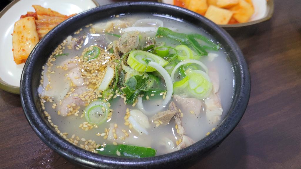 병점 부산식당 순대국 머릿고기